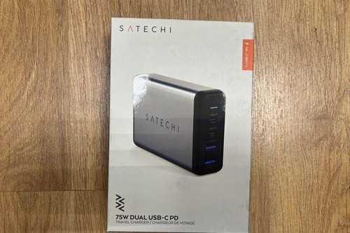 Satechi 75W Dual Type-C PD Travel Charger Adapter