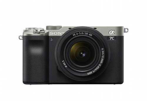 Фотоаппарат Sony Alpha ilce-7CL Kit 28-60mm Silver