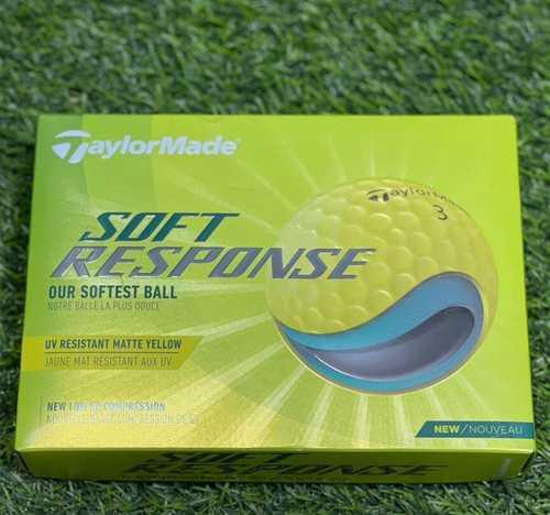 Мячи для гольфа Taylormade Soft Response желтые