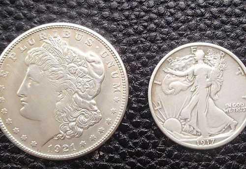 Серебряные монеты США