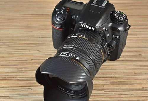 Зеркальный фотоаппарат nikon 7500 (комплект)