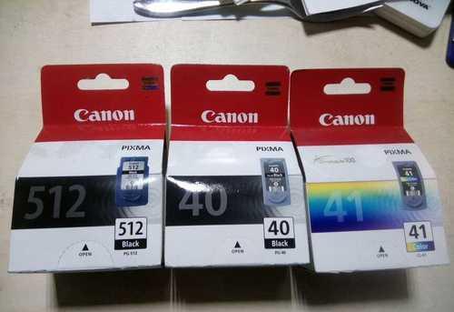 Картридж Canon PG-40,PG-512,HP №122,№72