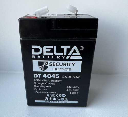 Аккумулятор delta DT4045 4V 4.5Ah свинц-кисл