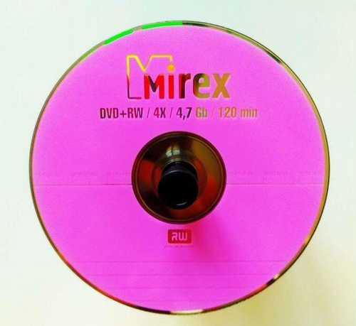 Диск Mirex dvd+rw 4x