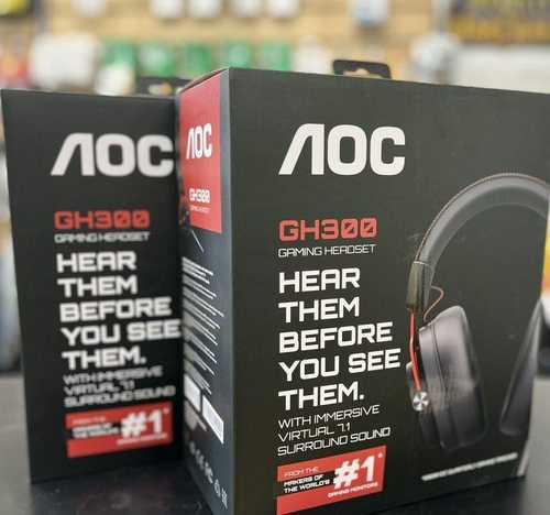 Наушники игровые AOC Gaming Headset Gh300