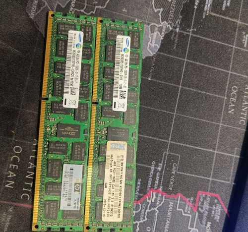 Оперативная память DDR3 8 gb серверная Samsung чип