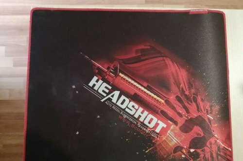 Игровой коврик для мыши. Bloody headshot большой