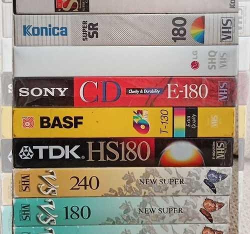 Видеокассеты vhs б/у