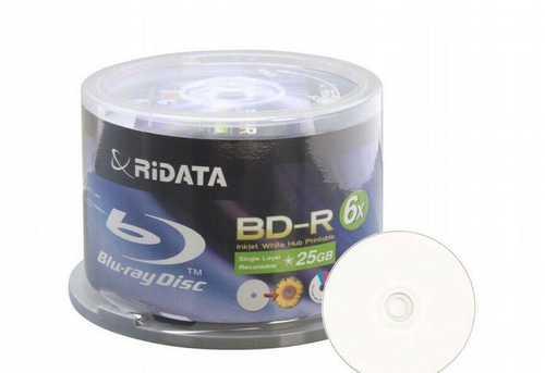 Диски Blu-ray BD-R 25Gb Printable 50 шт новые