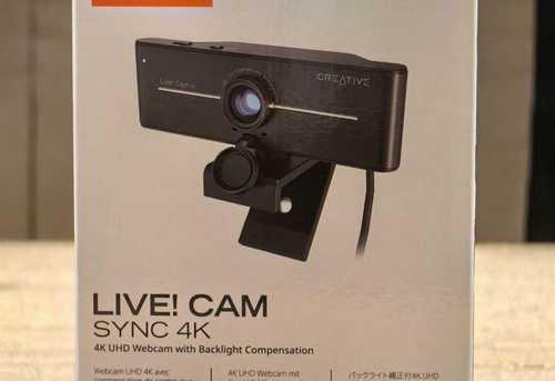 Веб-камера Creative Live Cam sync 4k
