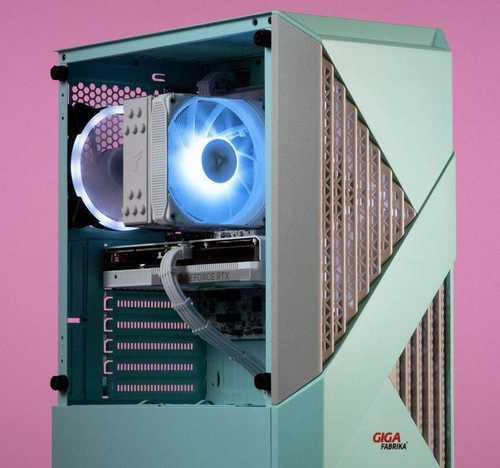 Игровой пк enigma307 RTX 3060 12GB NEW i5-13400F Evesky firerose F3-A green