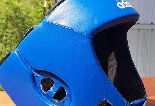 Боксерский шлем adidas кожа.S