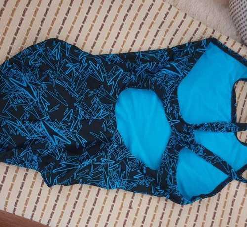 Купальник детский, speedo, р. D38, синий, новый