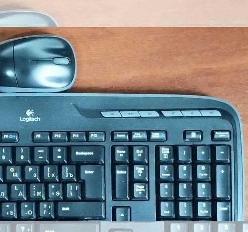 Клавиатура и мышь logitech беспроводная