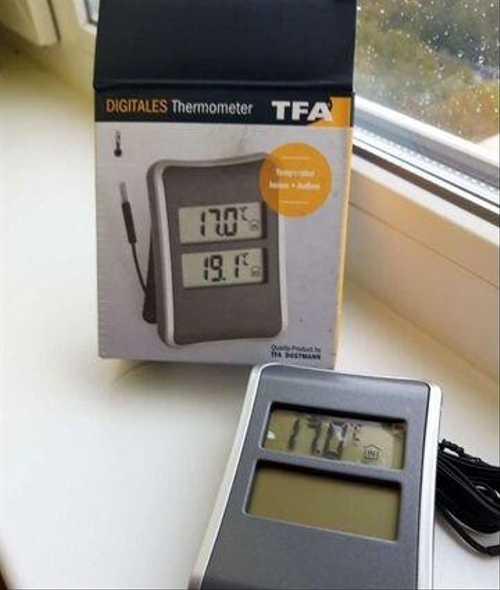 Термометр цифровой, TFA,нар. и вн