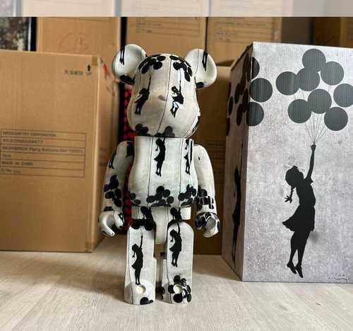 Мишка Bearbrick Banksy— Оригинал