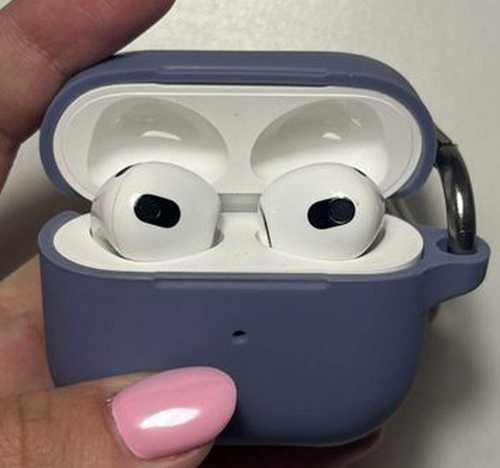 Беспроводные наушники Apple Airpods 3 + чехол