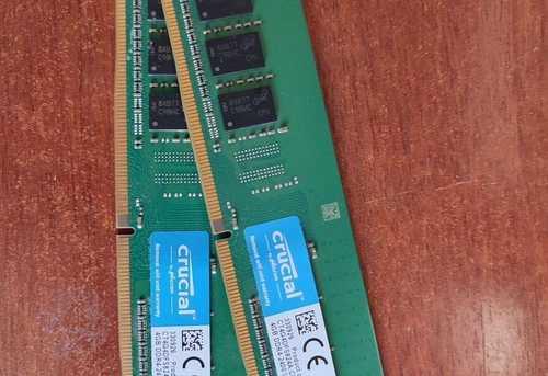 Оперативная память ddr4 8gb crucial 2400