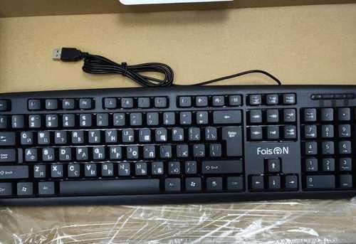 Клавиатура проводная FaisON KB116 USB черный