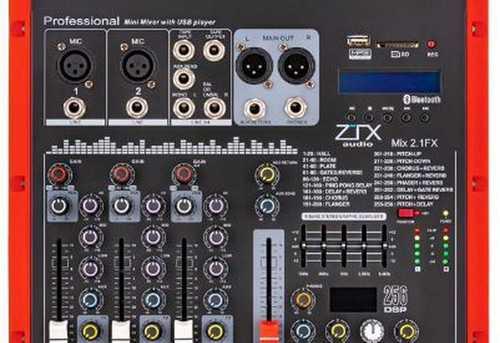 ZTX audio Mix 2.1.Fx - микшерный пульт 2mono, 1ste