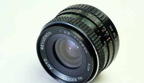 Объектив Auto Revuenon 28 mm f2,8 PK