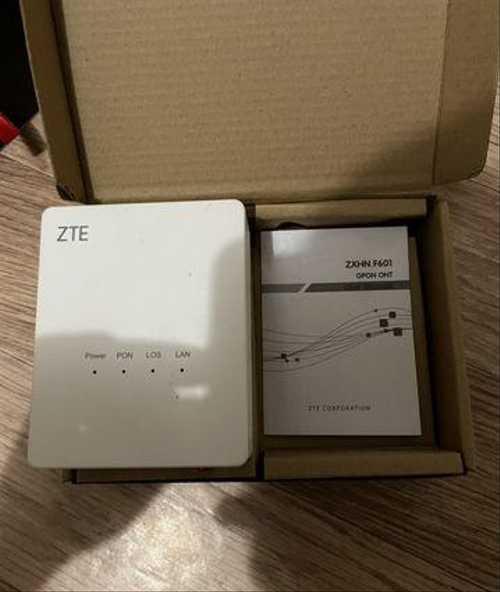 Gpon ont zte f601