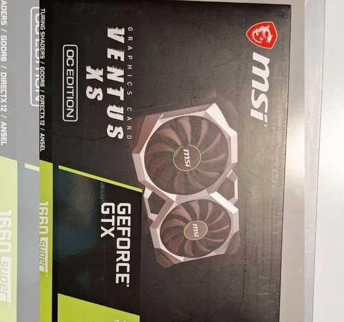 Видеокарта msi gtx 1660 super