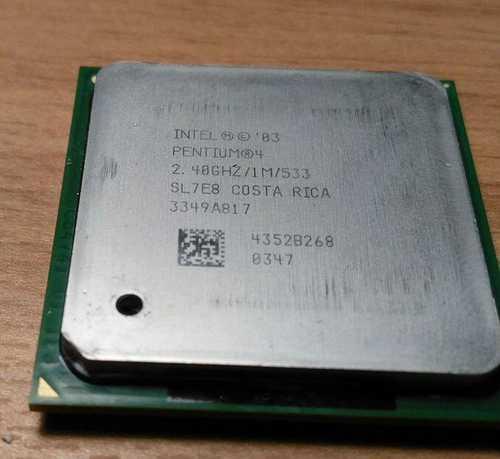 Процессор Pentium 4 socket 478 2,4GHz Precott