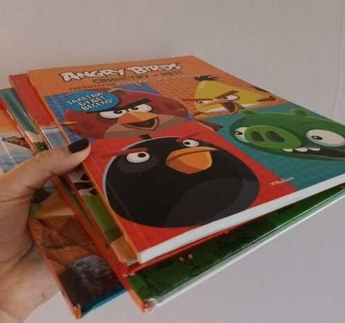 Книги Angry birds 5 штук