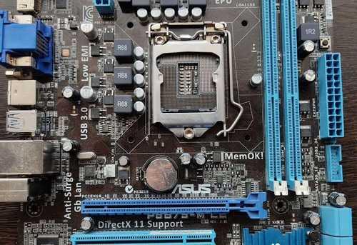 Материнская плата asus P8B75-M LE Socket 1155