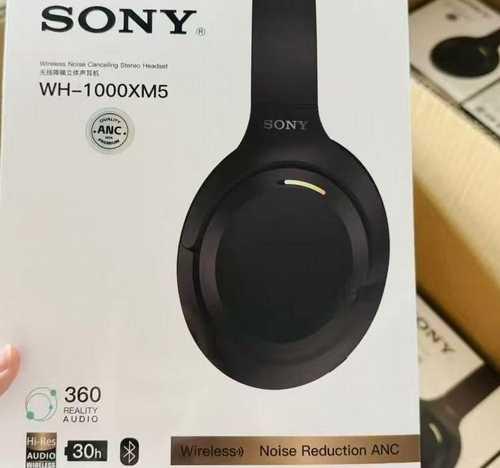 Беспроводные наушники sony 1000xm5 ANC черные