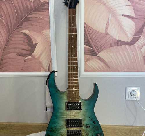 Электрогитара ibanez RG421PB-CHF + чехол + кабель