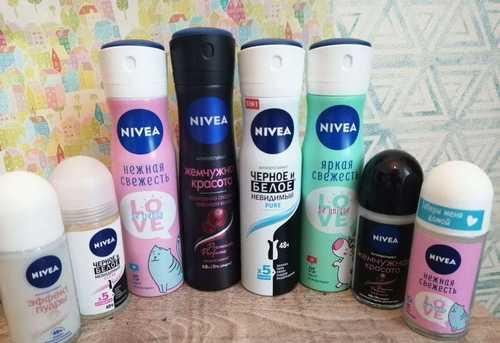 Elseve шампунь/бальзам Дезодоранты Нивея Nivea