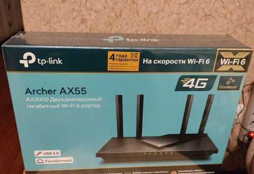 Роутер TP-Link Wi-FI 6, Archer AX 55