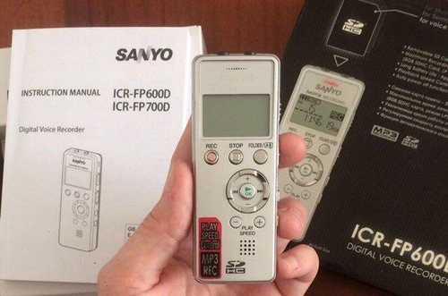 Цифровой диктофон Sanyo ICR-FP600D