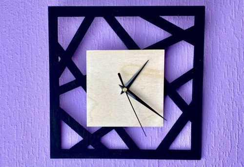 Настенные часы ручной работы деревянные