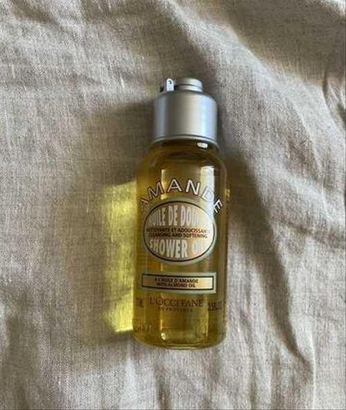 Loccitane миндальное масло для душа