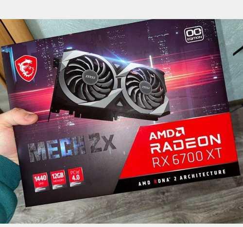 Видеокарта MSI AMD Radeon RX 6700 XT mech 2X OC