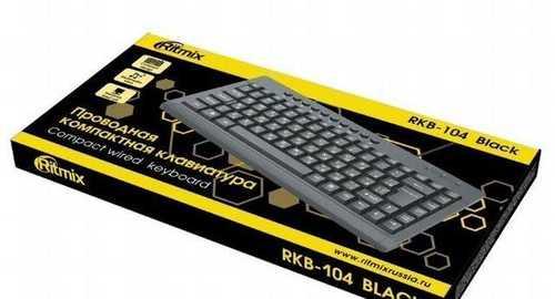 Клавиатура Ritmix RKB-104 Black USB