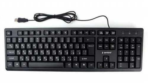 Клавиатура Gembird KB-8355U-BL, USB, черный, лазе