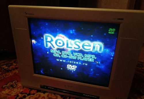 Телевизор Rolsen + приставка