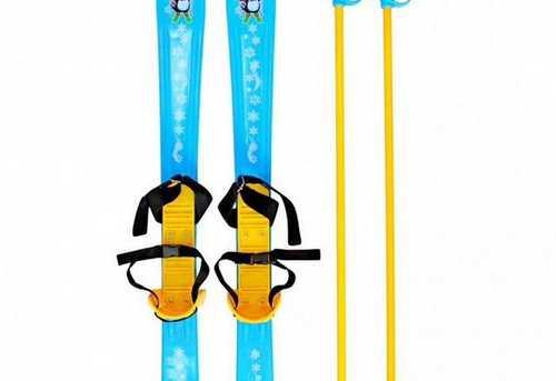 Лыжи 3350 с палками детские