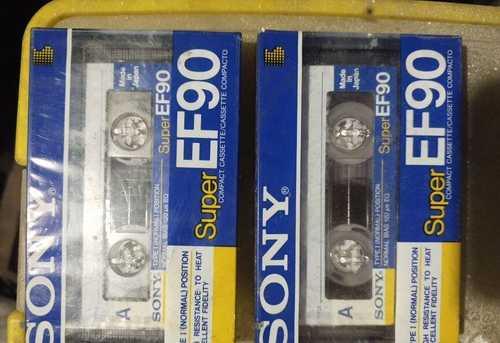 Аудиокассеты новые запечатанные sony