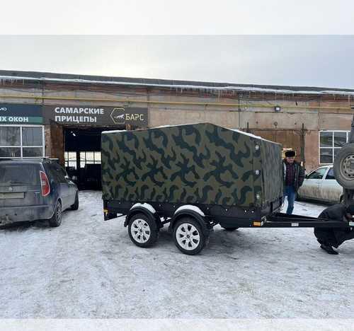 Прицеп легковой одноосный усиленный