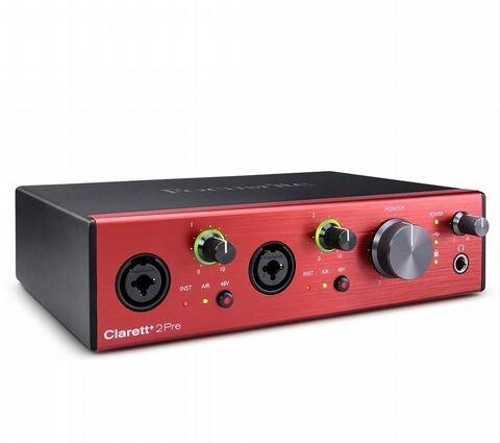 Аудиоинтерфейс focusrite Clarett+ 2Pre