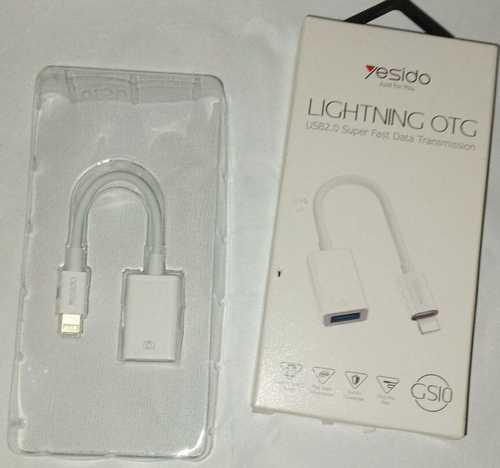 Адаптер Lightning-USB для iPhone и iPad / Кабель-п