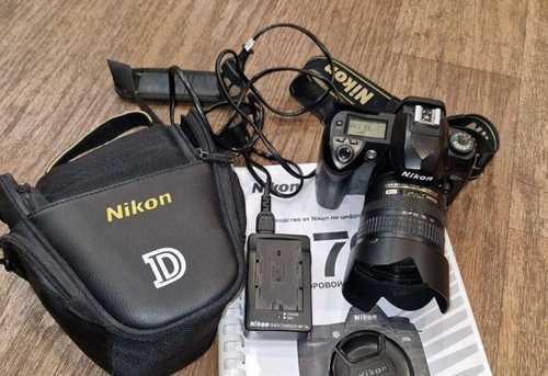 Зеркальный фотоаппарат nikon d70s