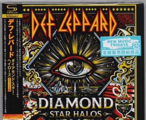 DEF leppard - "Diamond Star Halos"+Sticker SHM CD