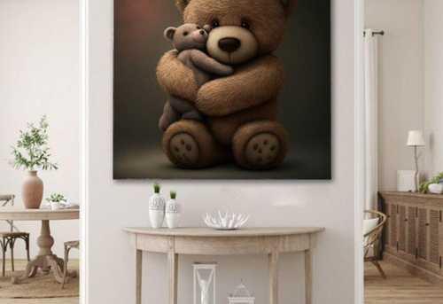Картина Мишка Тедди в детскую комнату