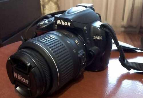 Зеркальный фотоаппарат nikonD3000